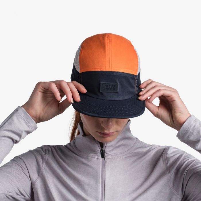Czapka z daszkiem BUFF 5 PANEL GO CAP DOMUS NAVY - sklep Polarsport.pl