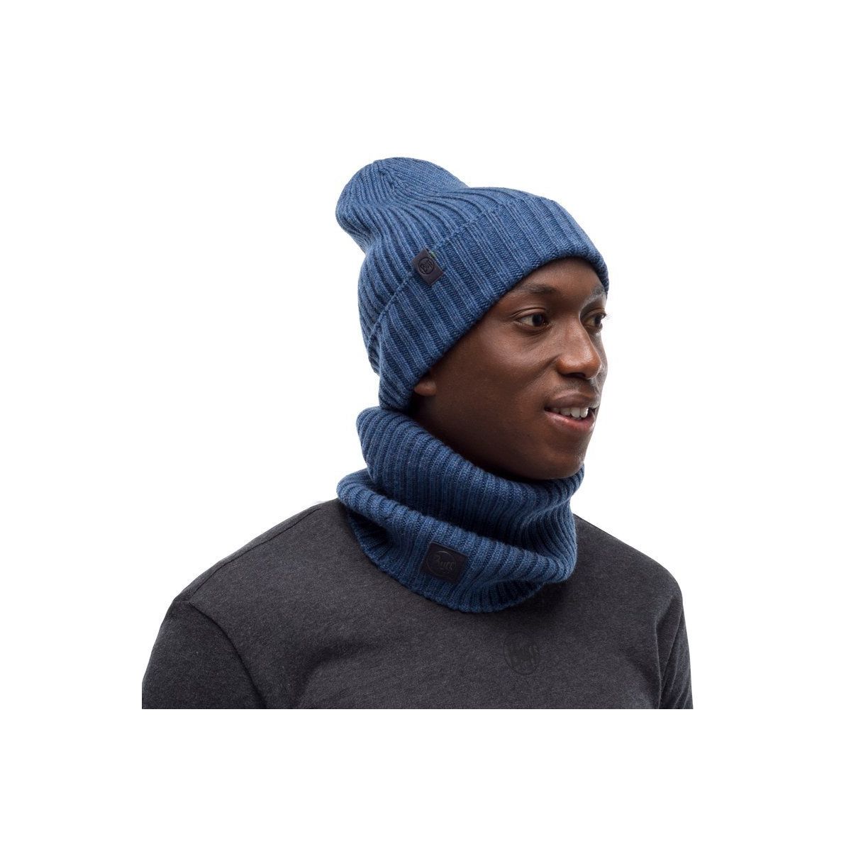 Czapka BUFF WOOL KNIT NORVAL DENIM - sklep polarsport