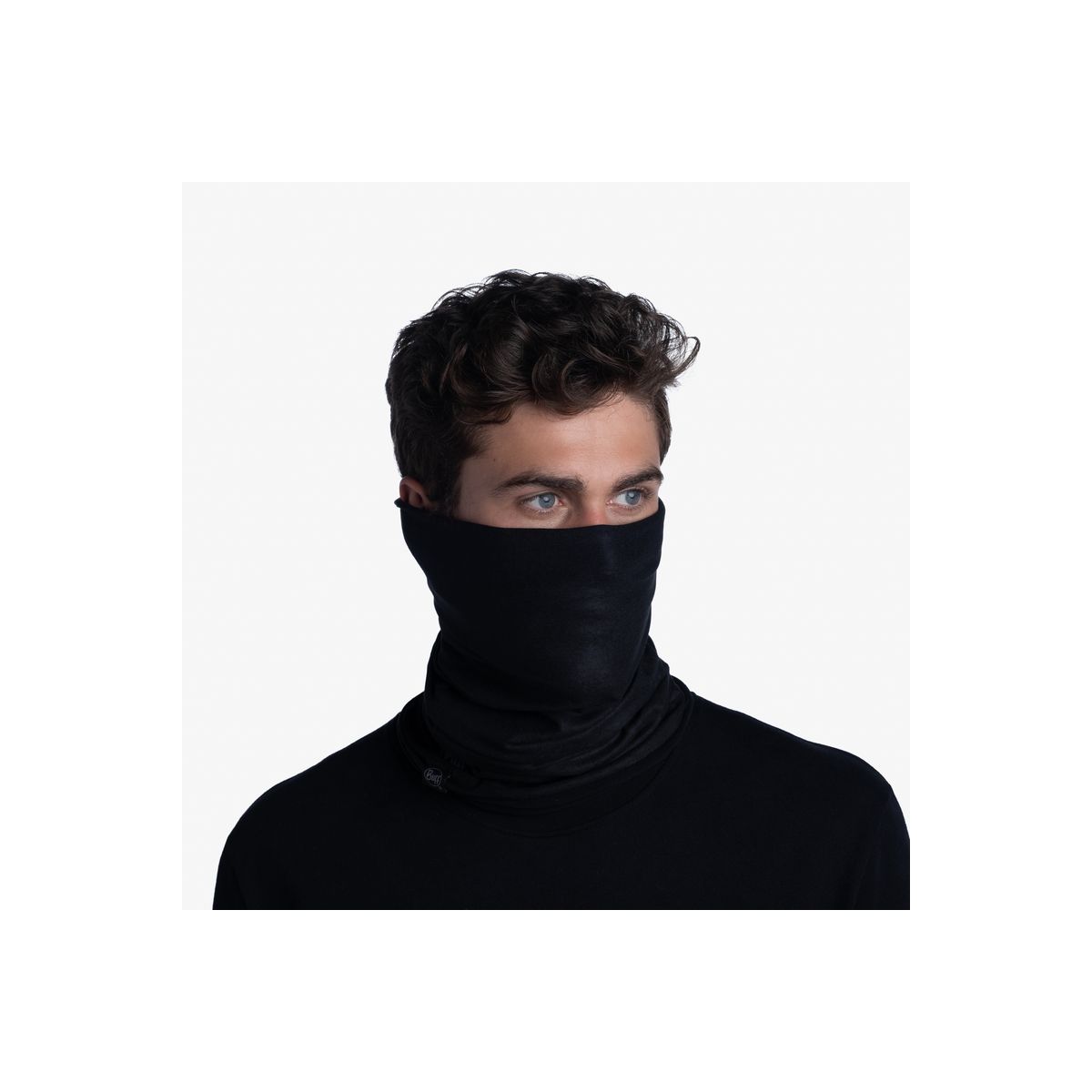 Chusta BUFF REVERSIBLE POLAR SOLID BLACK- sklep polarsport