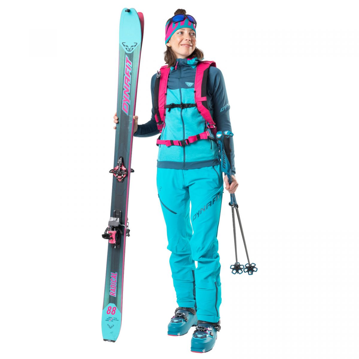 Zestaw skitourowy DYNAFIT RADICAL 88 SKI SET WOMEN'S - sklep Polarsport