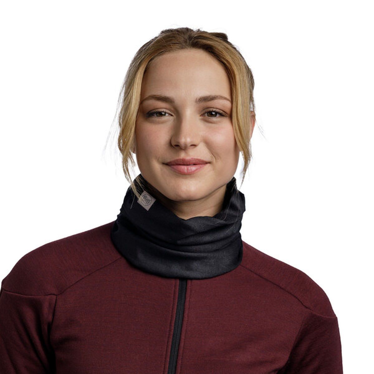 Chusta sportowa BUFF THERMONET SOLID BLACK NEW - sklep polarsport.pl