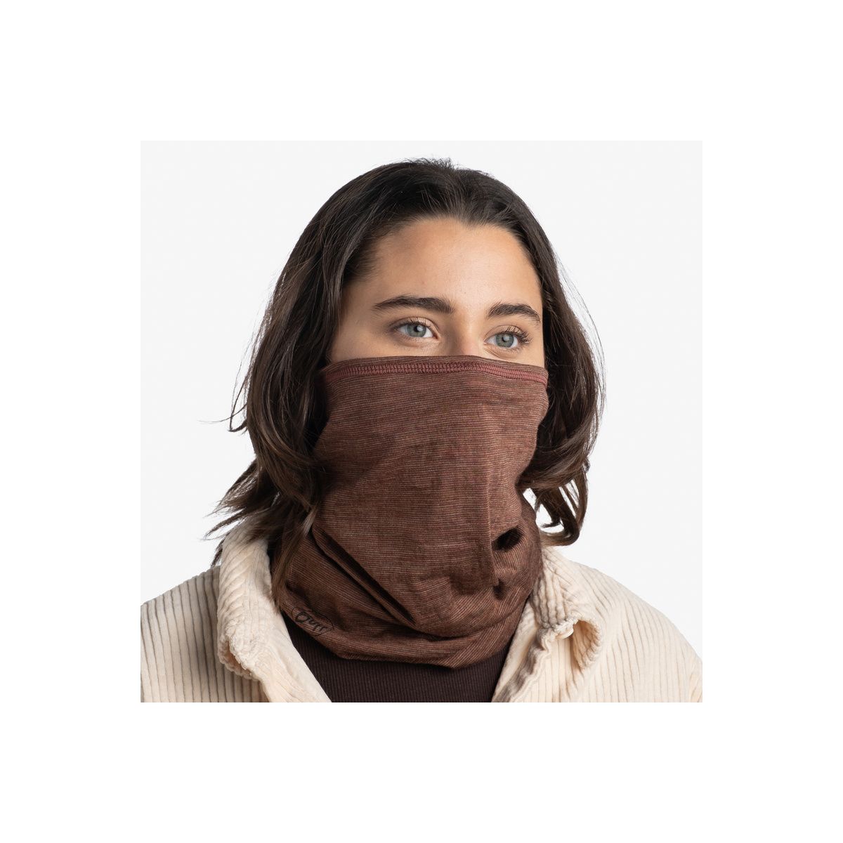 Chusta BUFF WOOL LIGHTWEIGHT WOOD MULTISTRIPES - sklep polarsport