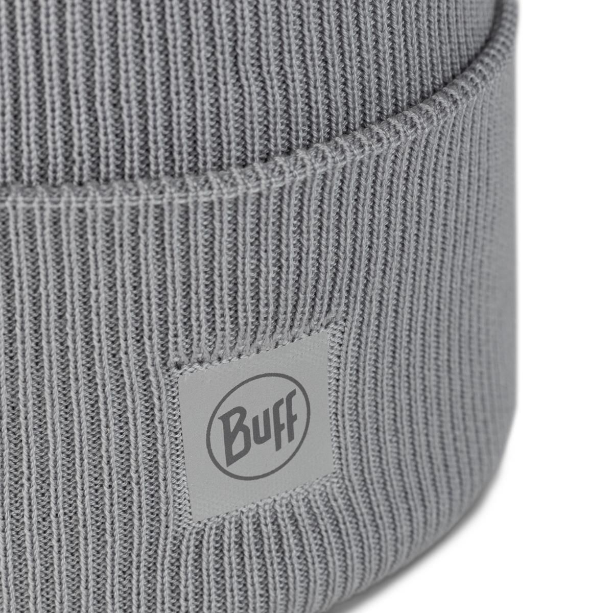 Czapka zimowa BUFF CROSSKNIT SOLID LIGHT GREY - sklep Polarsport