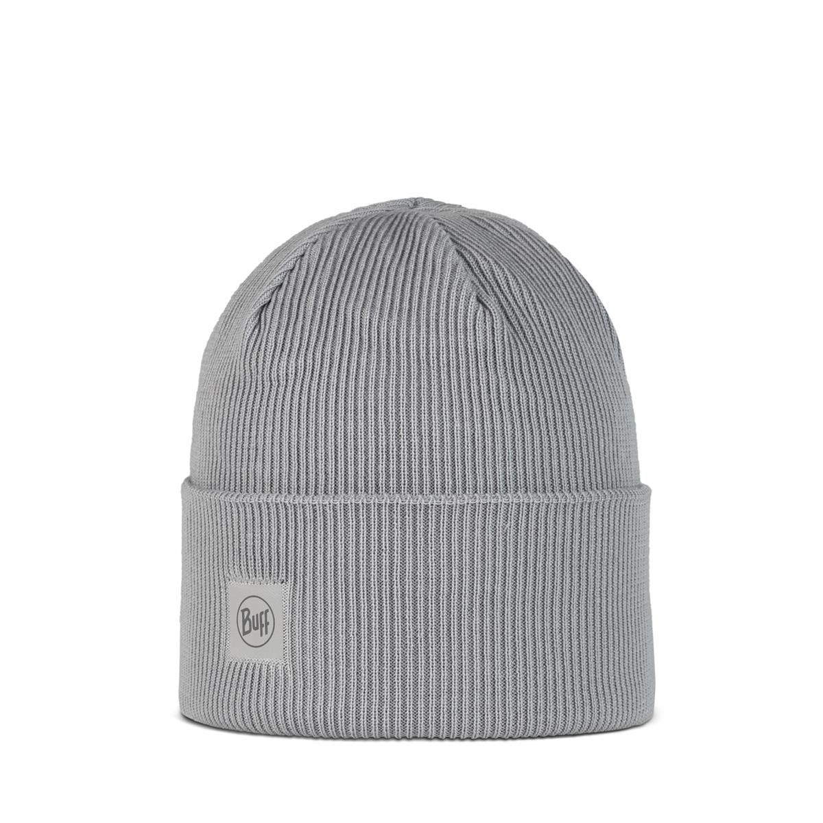Czapka zimowa BUFF CROSSKNIT SOLID LIGHT GREY - sklep Polarsport