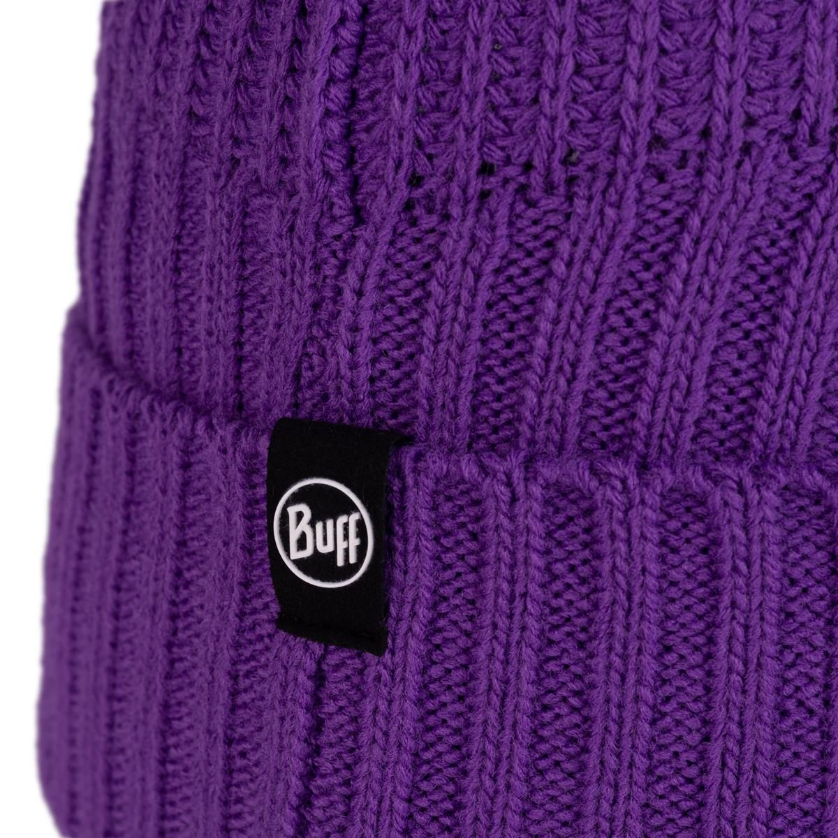 Czapka akrylowa BUFF KNITTED&POLAR RENSO PURPLE - sklep górski Polarsport