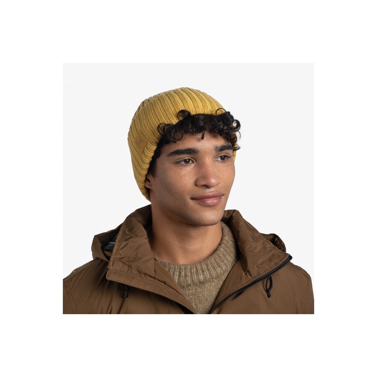 Czapka BUFF MERINO WOOL KNITTED ERVIN HONEY - sklep polarsport