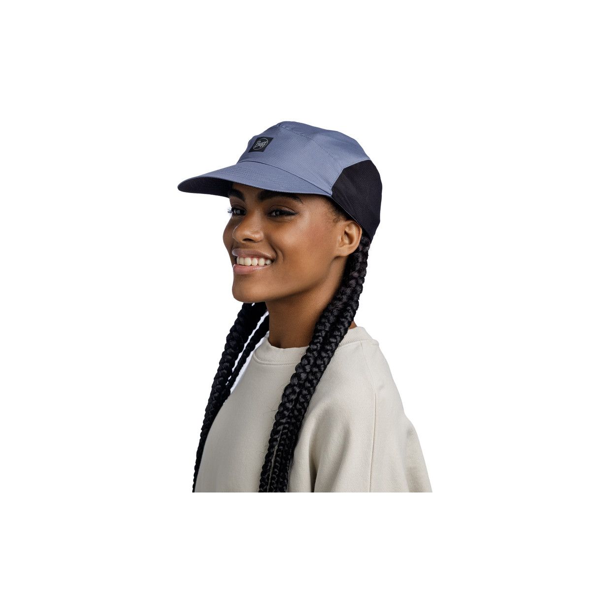 Czapka z daszkiem BUFF SPEED CAP SOLID STEEL - sklep Polarsport.pl