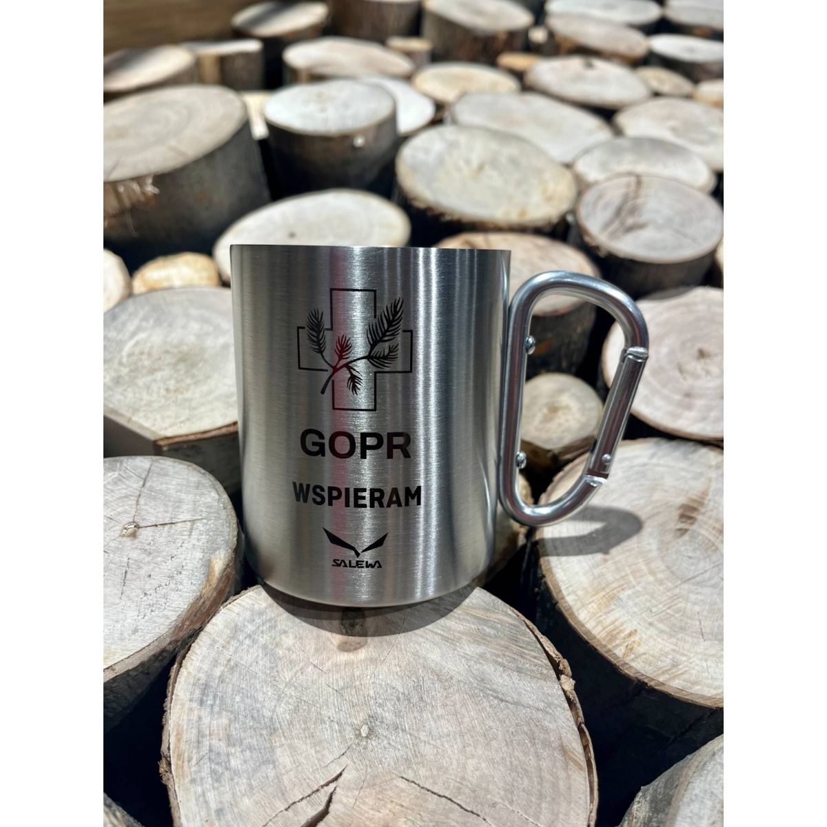Kubek turystyczny SALEWA STAINLESS STEEL WSPIERAM GOPR - sklep górski ...