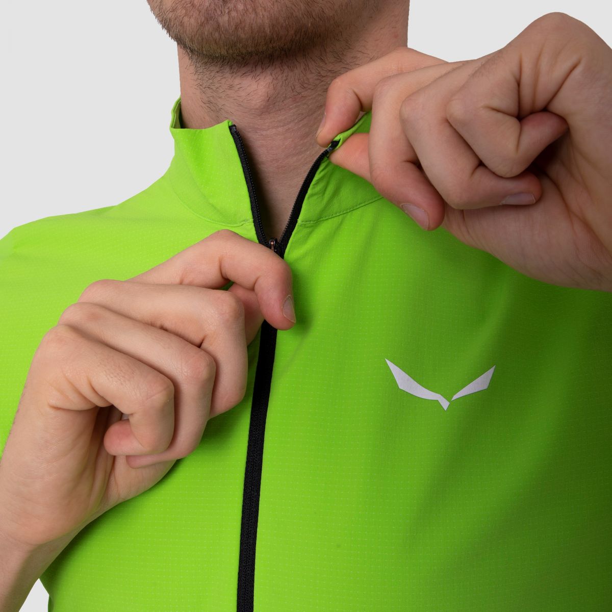 Koszulka SALEWA AGNER DST HYBRID HALF ZIP - sklep Polarsport.pl