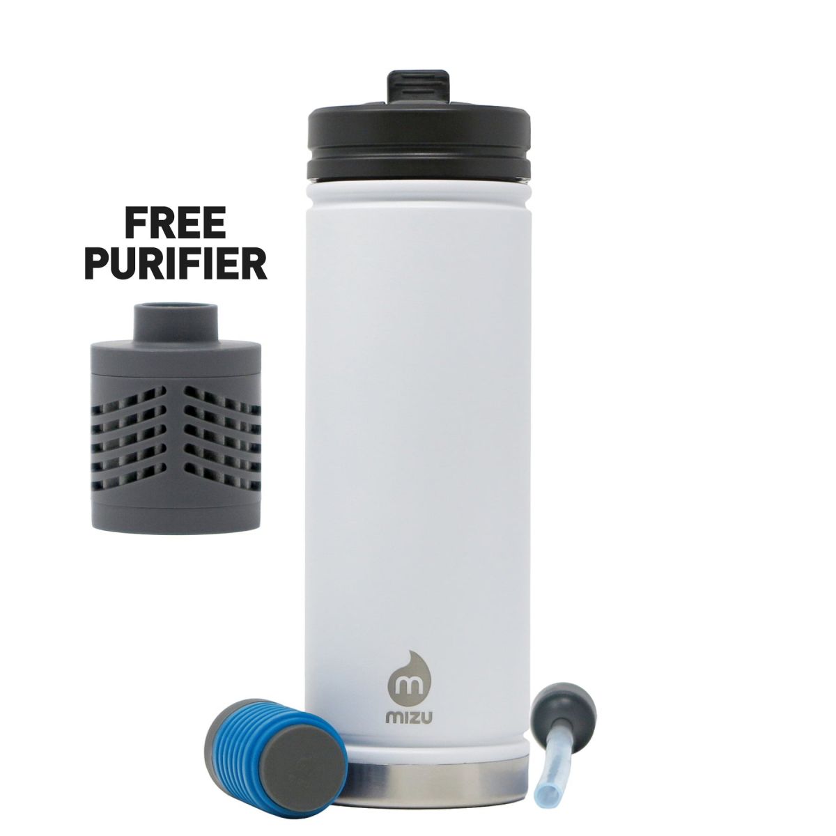 Kubek termiczny z filtrem do wody MIZU 360 V7 EVERYDAY KIT 620ML - sklep polarsport