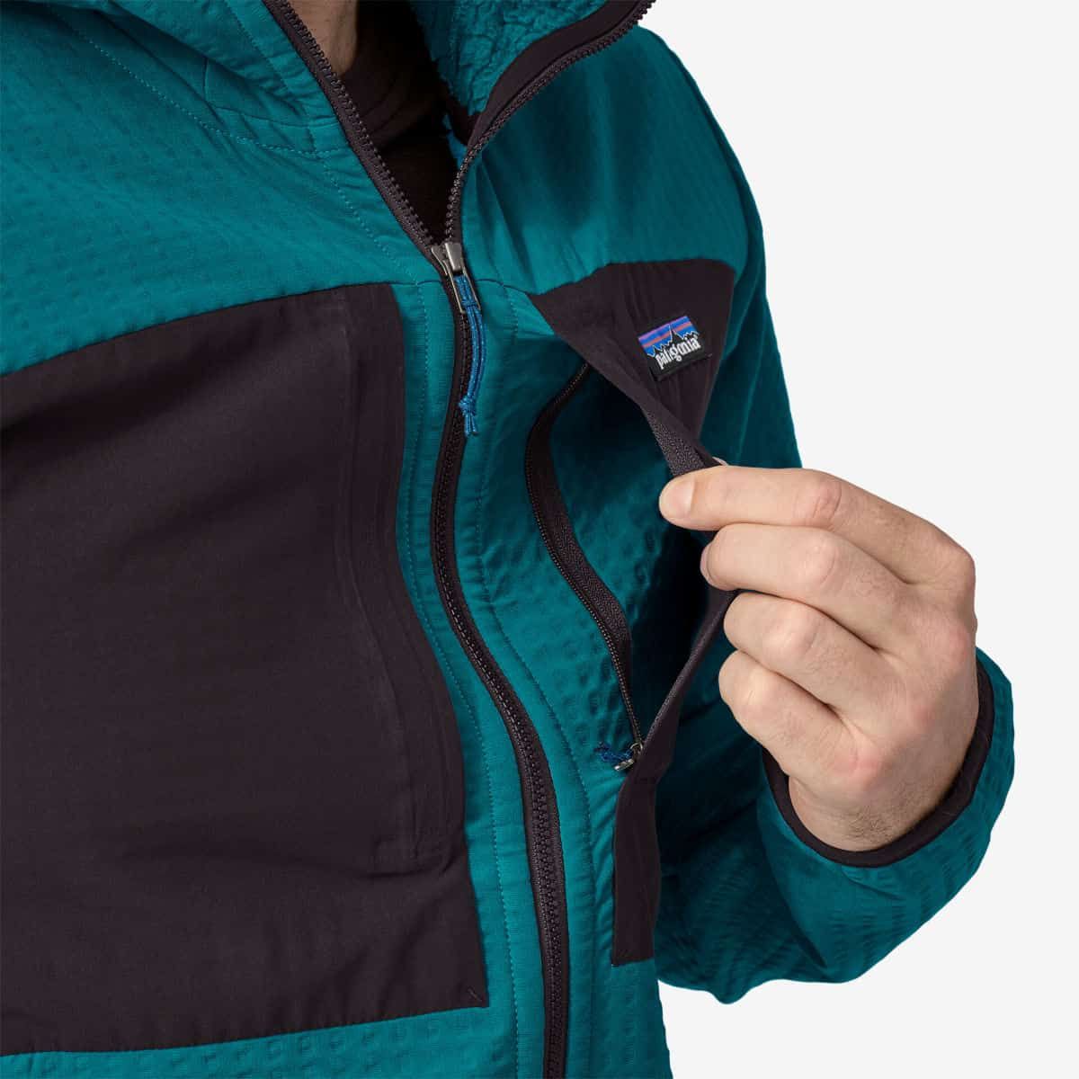 Kurtka męska polarowa PATAGONIA R2® TECHFACE HOODY - Sklep Polarsport.pl