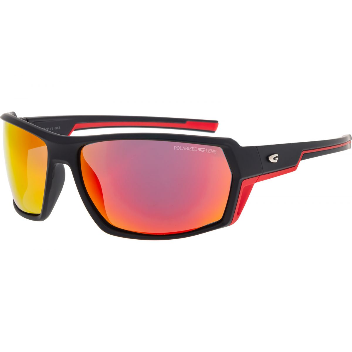 Okulary przeciwsłoneczne GOG MISTRAL (E277-3P) / BLACK-RED - sklep górski Polarsport