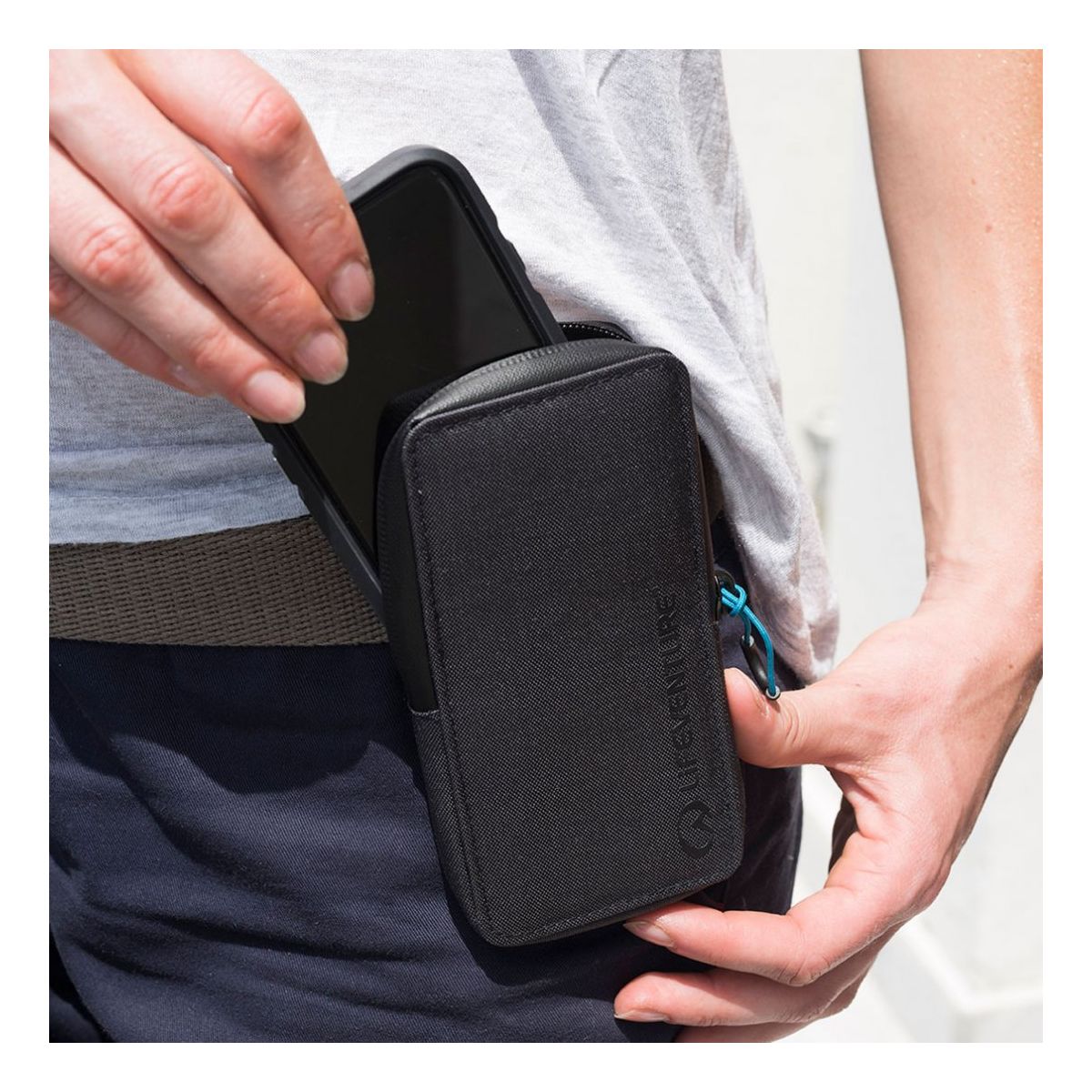 Portfel LIFEVENTURE PHONE WALLET RFID RECYCLED GREY - sklep polarsport