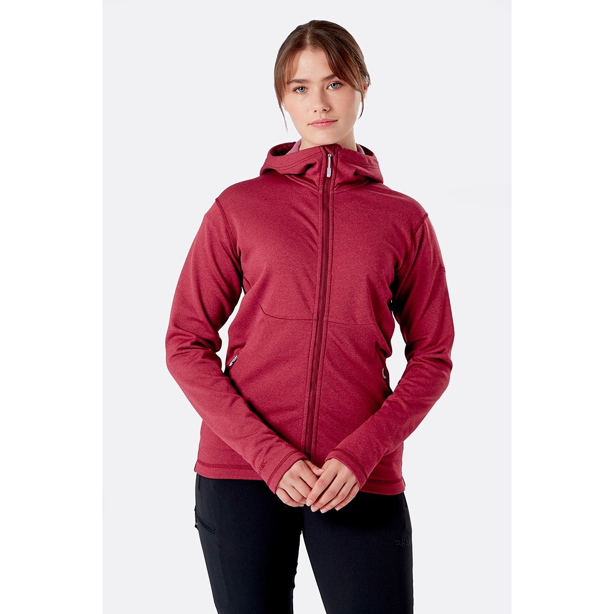 Kurtka RAB GEON HOODY WOMEN'S OXBLOOD RED - sklep Polarsport.pl