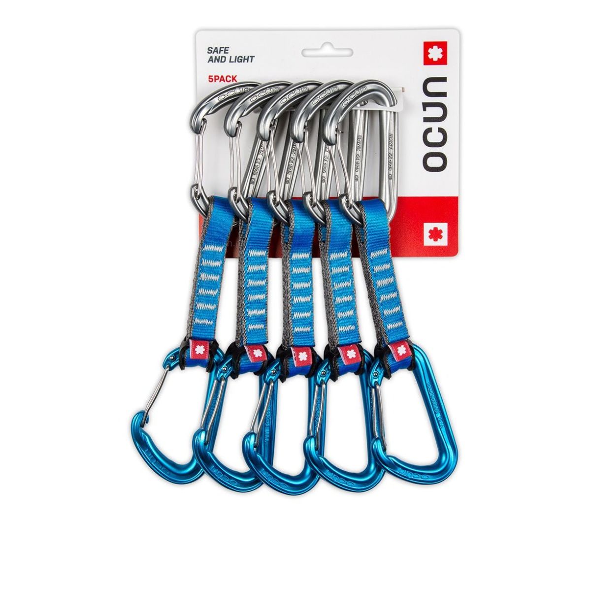 Zestaw ekspresów OCUN HAWK QD WIRE PAD 5 PACK 16 mm - sklep Polarsport